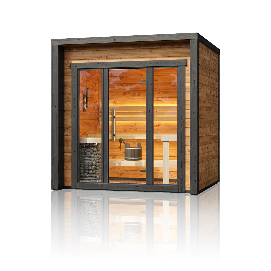 Terra Compact Outdoor Cabin Sauna – Northern Saunas