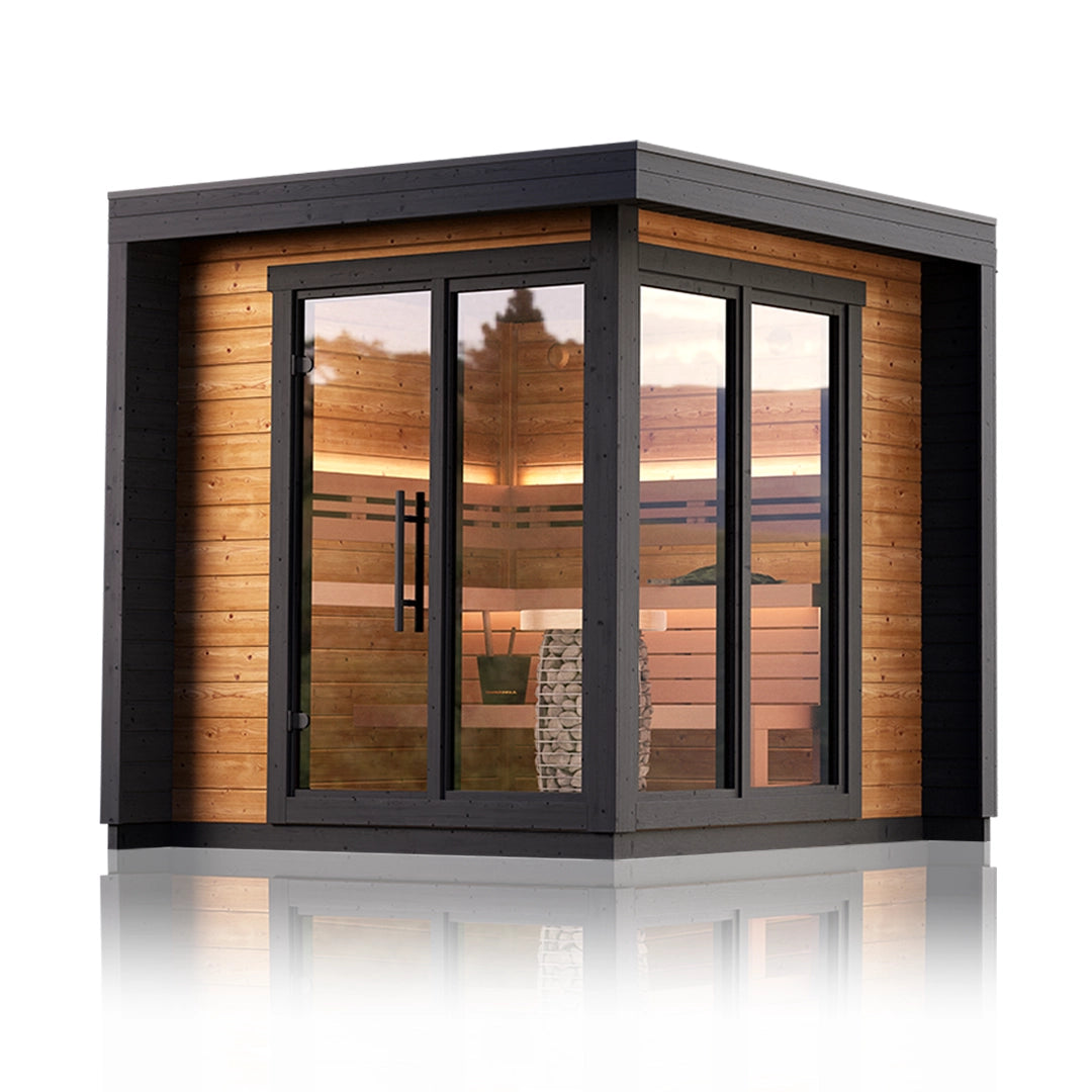 Sierra S Outdoor Cabin Sauna For 4 People – Northern Saunas
