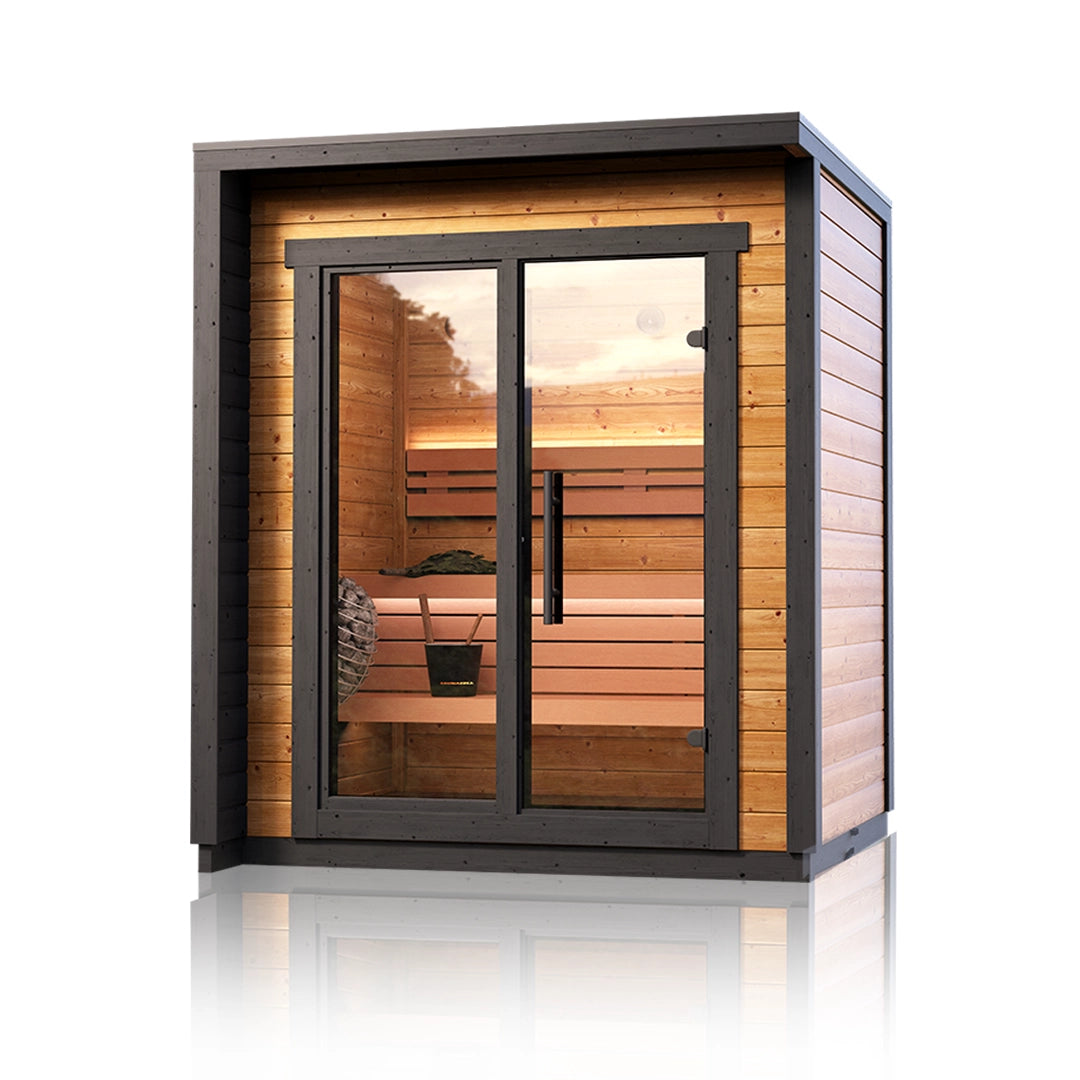 Terra Mini Outdoor Cabin Sauna For 2 People – Northern Saunas