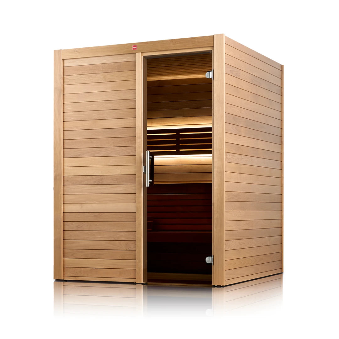 Harvia UTU Large | 2-3 Person Finnish Indoor Sauna With The Wall 6KW H ...