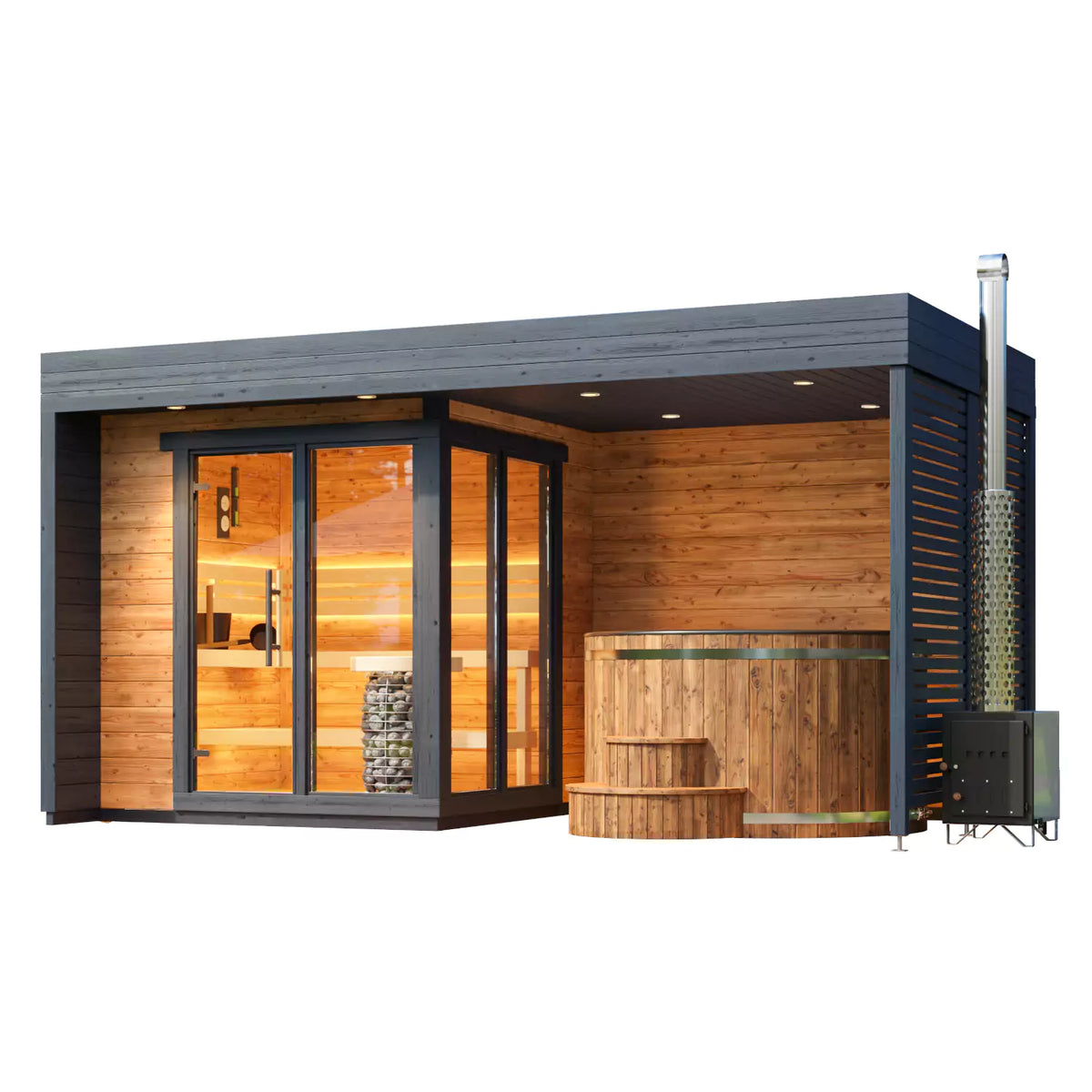 Patio S Plus Outdoor Sauna Cabin Kit – Northern Saunas